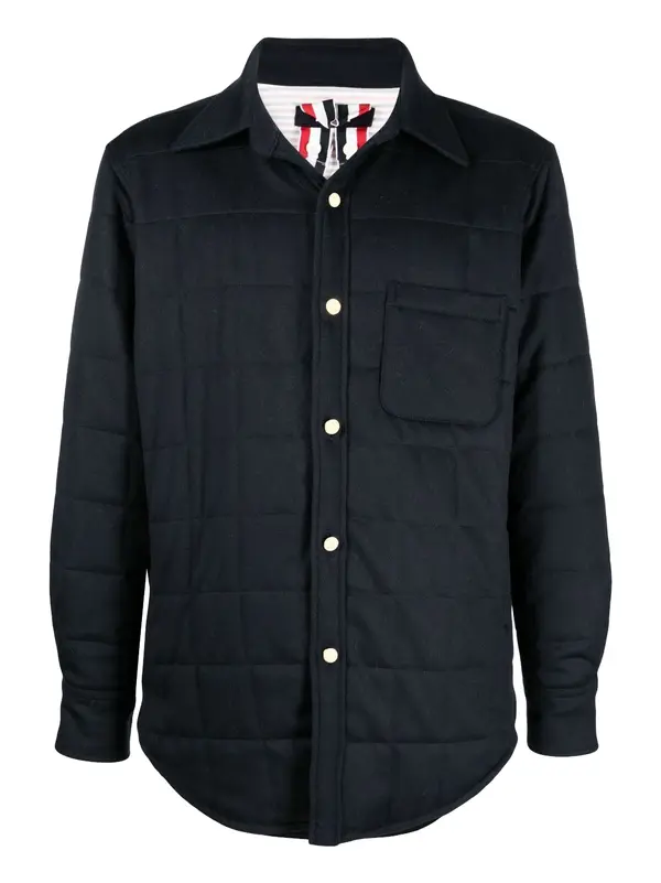 Thom Browne Lightweight Down Jacket - Blue