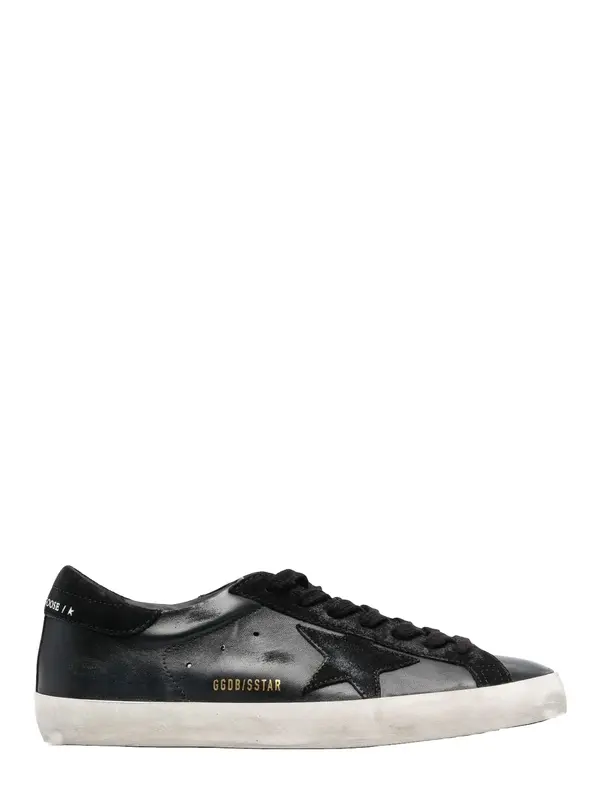 Golden Goose Super-star Low-top Sneakers - Black