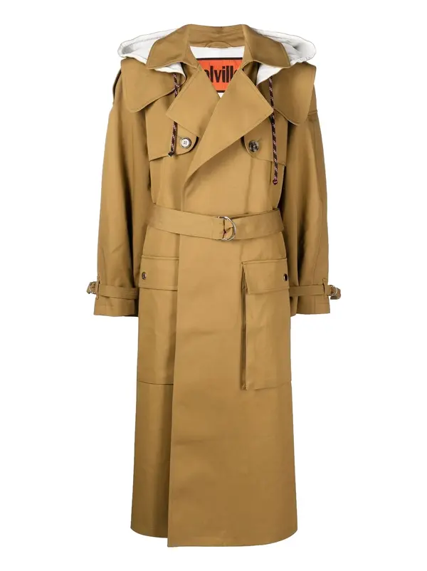 Colville Oversized Trench Coat - Brown