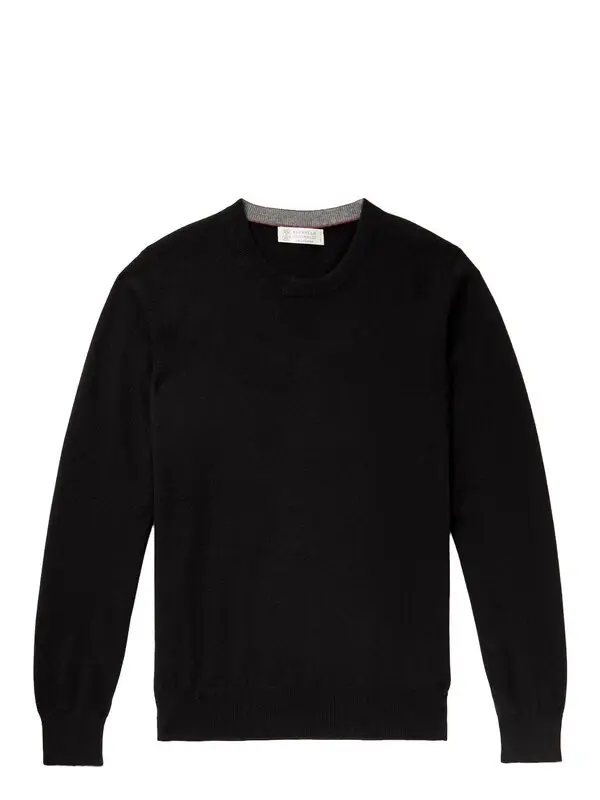 Brunello Cucinelli Cashmere Sweater - Black