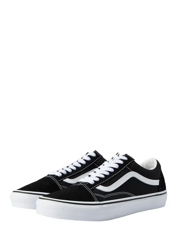 VANS Old Skool Wide Canvas Low-top Sneakers - Black