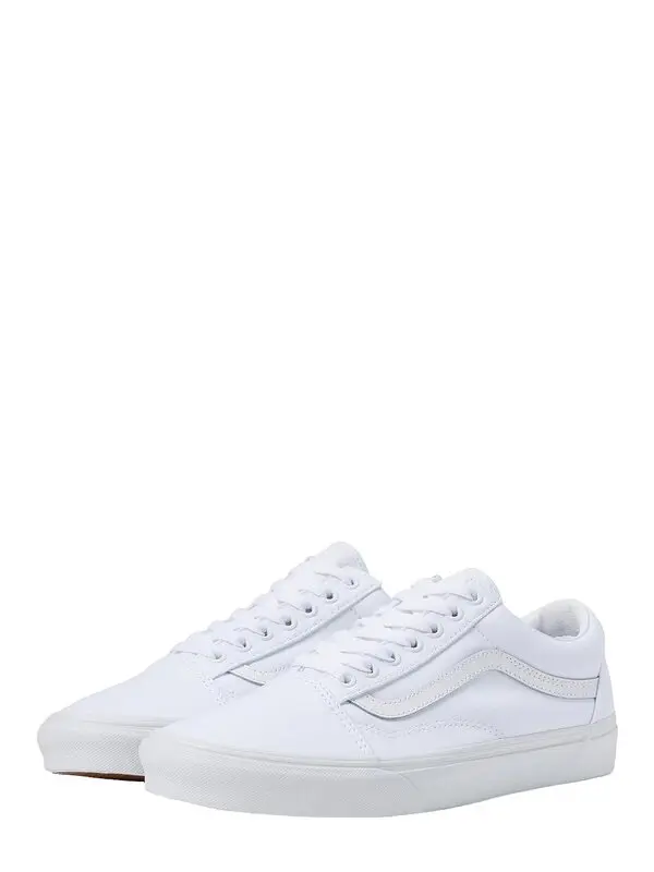 VANS Old Skool Wide Canvas Low-top Sneakers - White