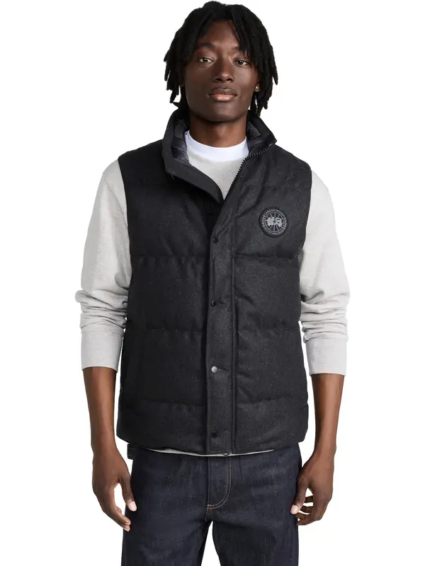 Canada Goose Garson Wool Vest - Carbon Mel