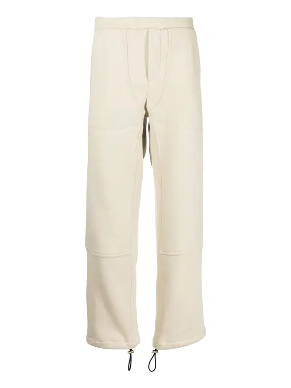 Buscemi Panelled Cotton Track Pants - Brown