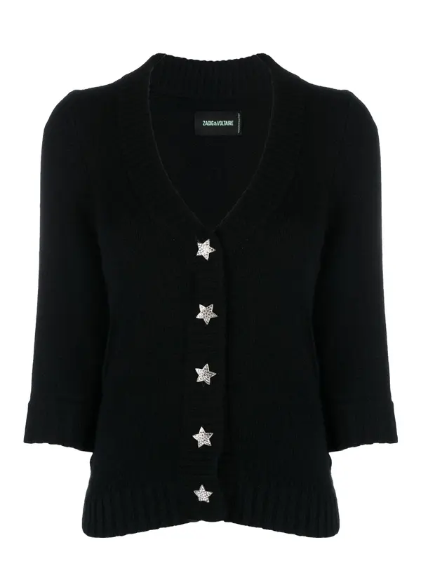 Zadig&Voltaire Betsy Cashmere Cardigan - Black
