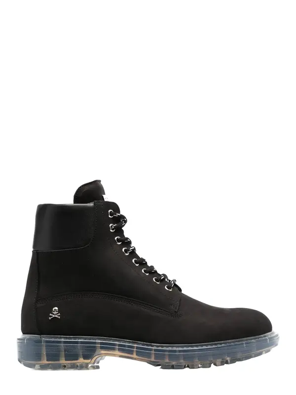 Philipp Plein The Hunter Lace-up Ankle Boots - Black