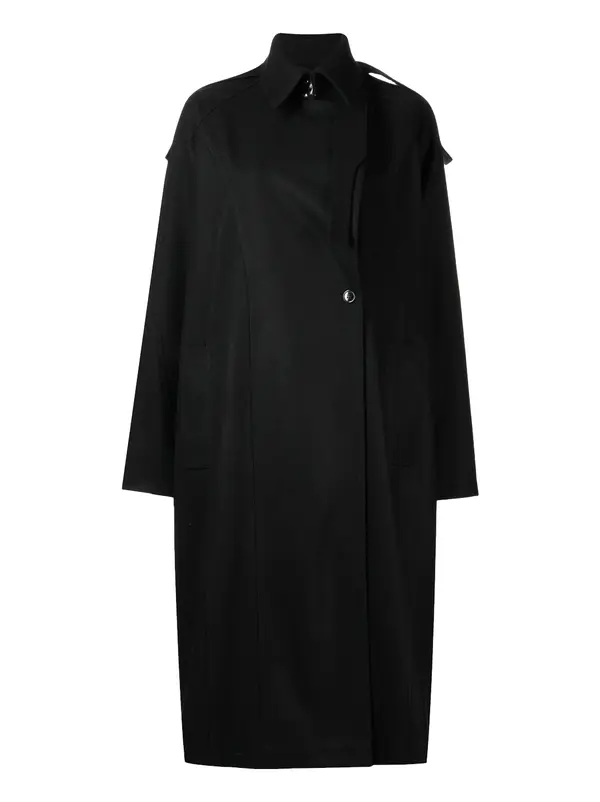 BOYAROVSKAYA Pasta Trench Coat - Black