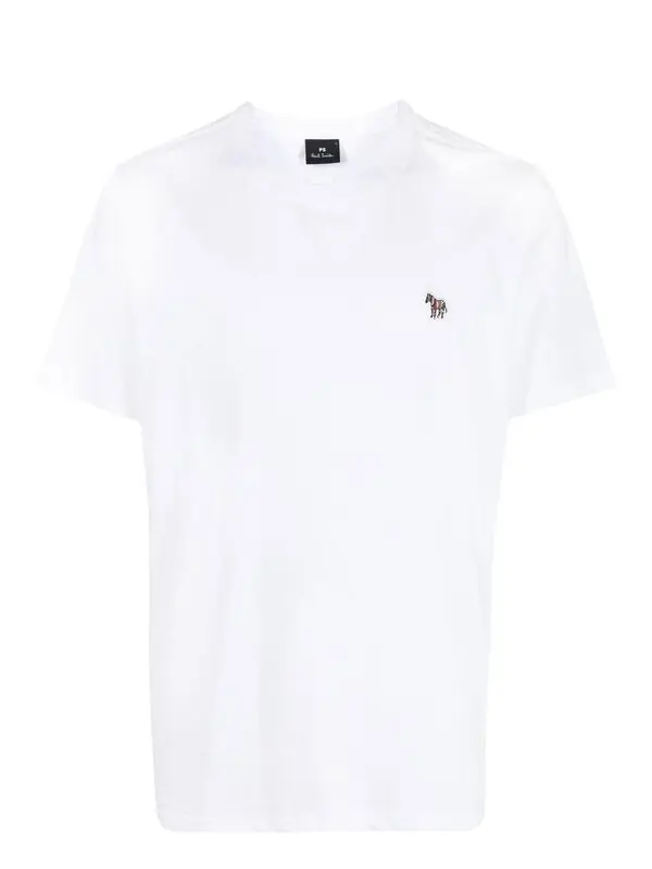 Paul Smith Zebra-patch T-shirt - White