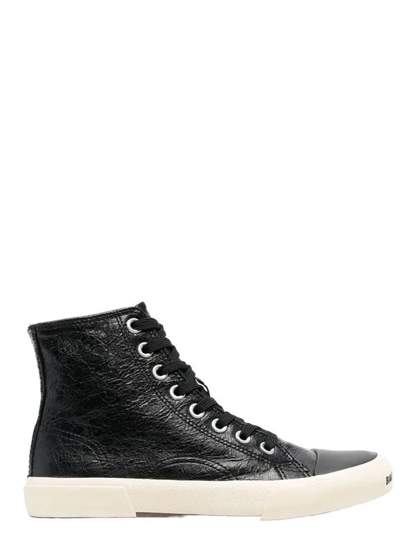 Balenciaga Paris High-top Sneakers - Black