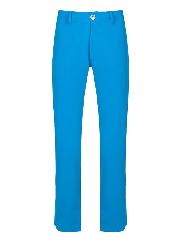 AMIR SLAMA Straight-leg Trousers - Blue