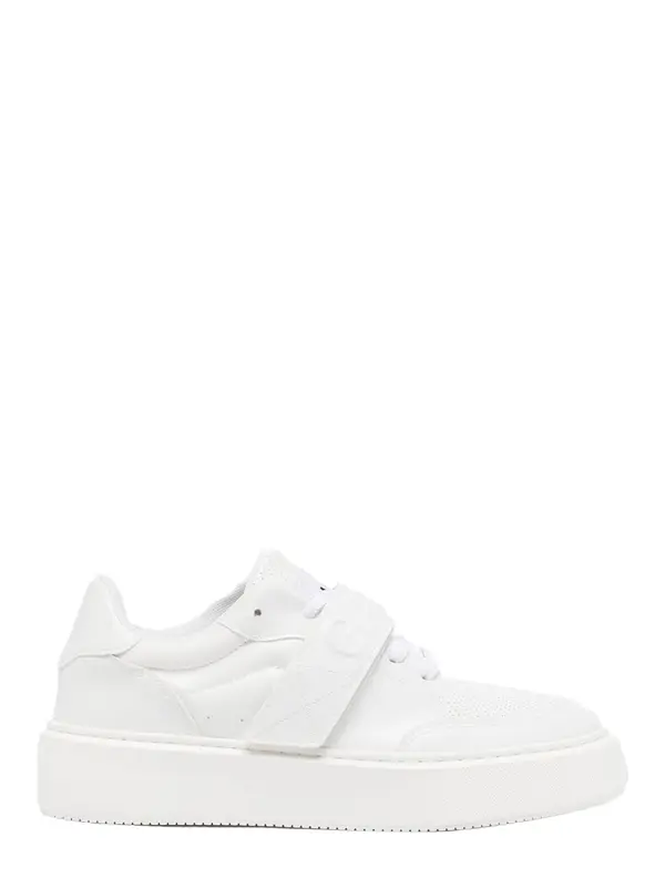 GANNI Logo-patch Low-top Sneakers - White