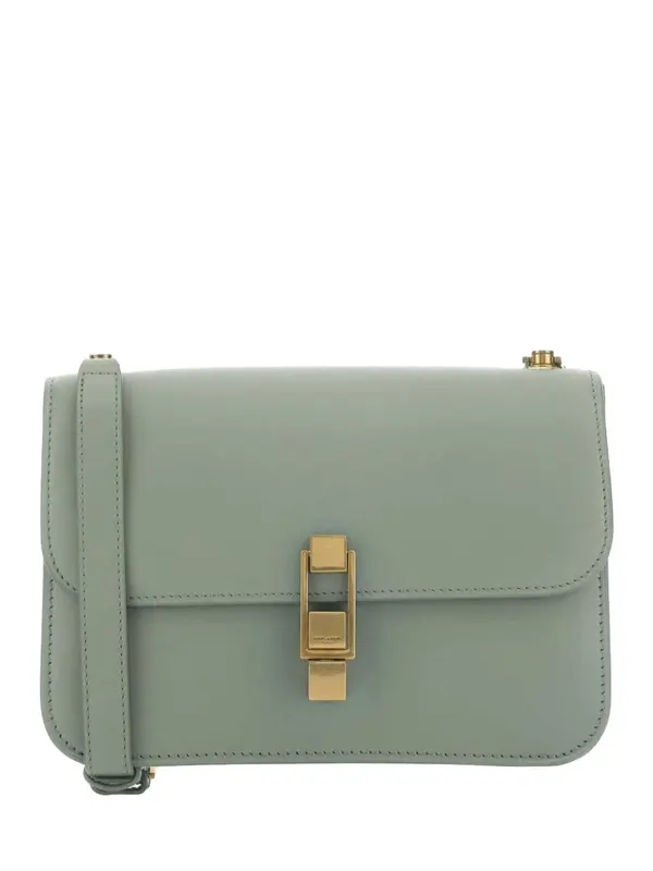 Saint Laurent Le Carré Satchel - Green