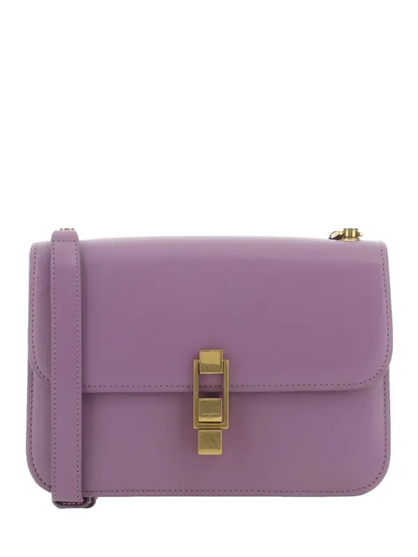 Saint Laurent Le Carré Satchel Bag - Purple