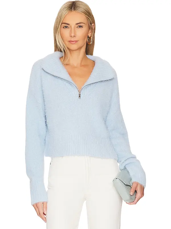 CAMILA COELHO Jaelyn Pullover - Baby Blue