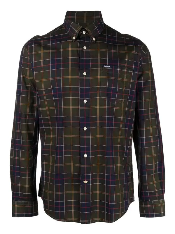 Barbour Wetheram Check Shirt - Green