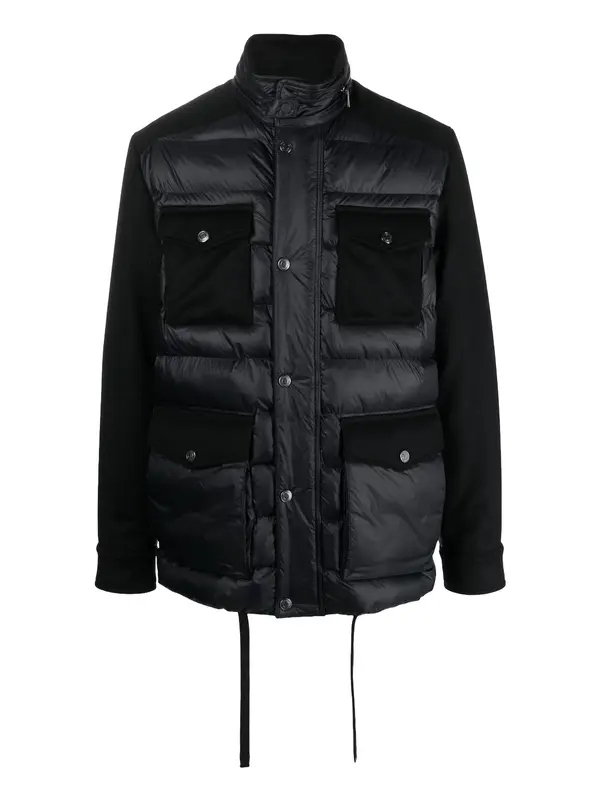 Jacob Cohen Drawstring-hem Padded Coat - Black