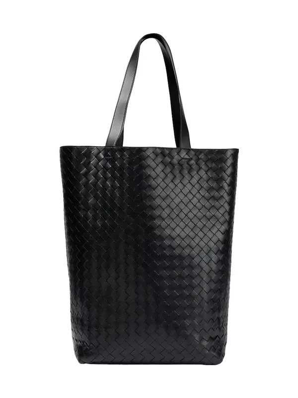 Bottega Veneta Classic Large Leather Tote Bag - Black