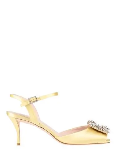 ROGER VIVIER Ankle Strap Sandals - Yellow