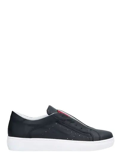 TOSCA BLU Sneakers In Soft Leather - Black