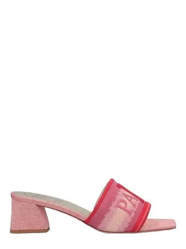 ROGER VIVIER Textile Fiber Sandals - Pink