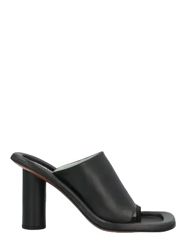AMBUSH Leather Thong Sandal - Black