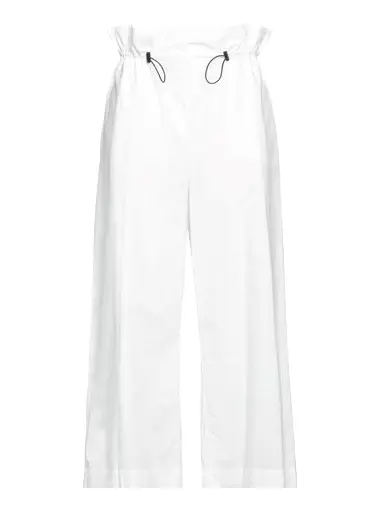 Erika Cavallini Wide-leg Cotton Pants - White