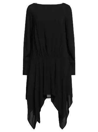 MANILA GRACE Midi Dress - Black