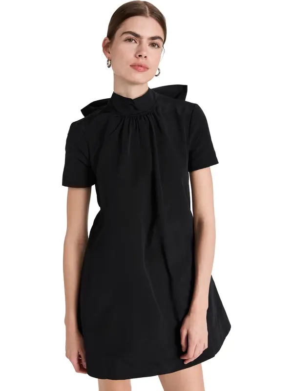 Staud Mini Ilana Dress - Black