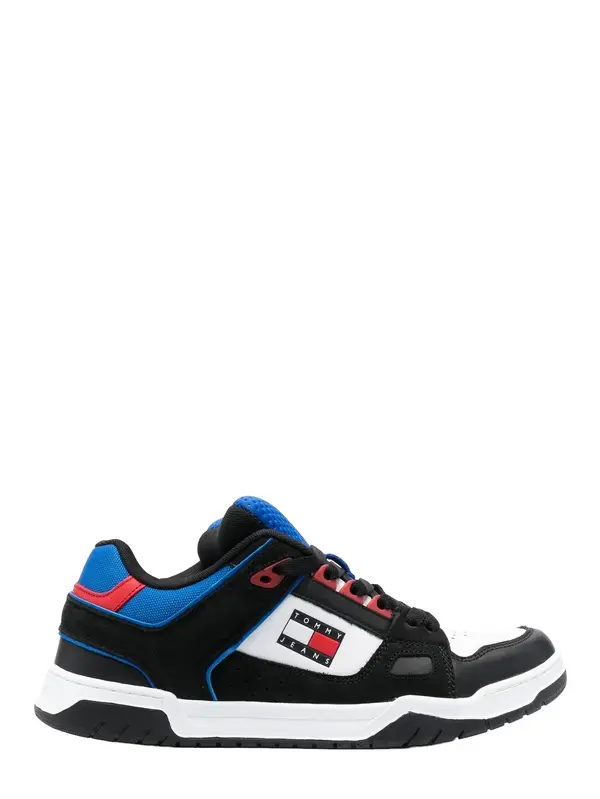 Tommy Hilfiger Color Block Sneakers - Black