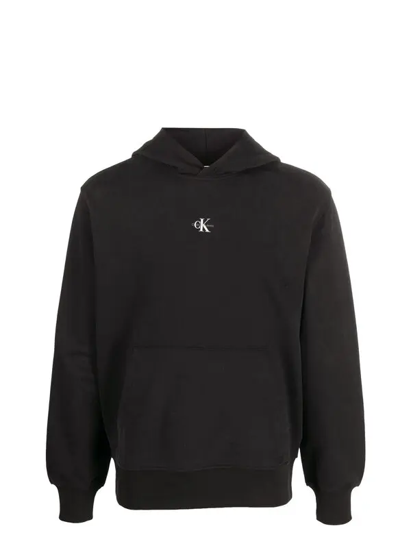 Calvin Klein Logo-print Hoodie - Black
