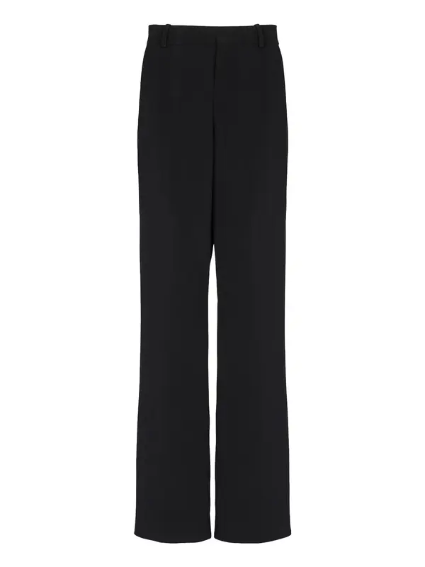 Balmain Straight-leg Tailored Trousers - Black