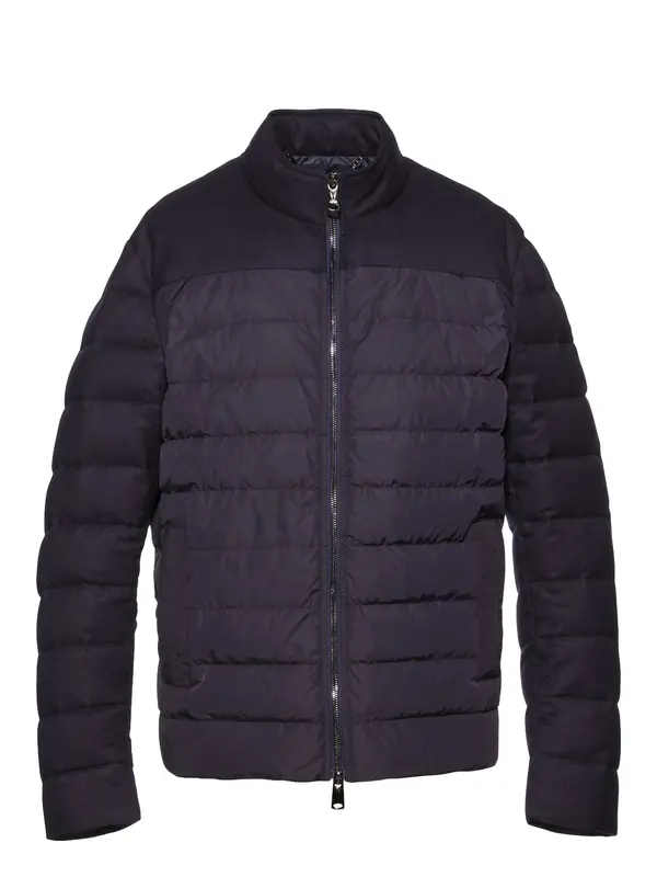 NORWEGIAN WOOL Quilted Padded Jacket - Blue