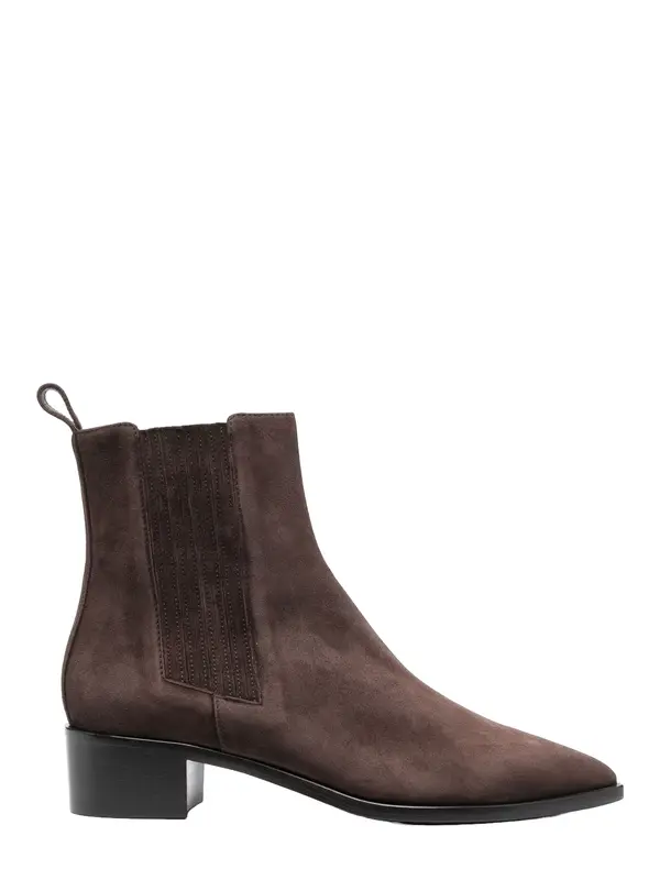 SCAROSSO Olivia Ankle Boots - Brown