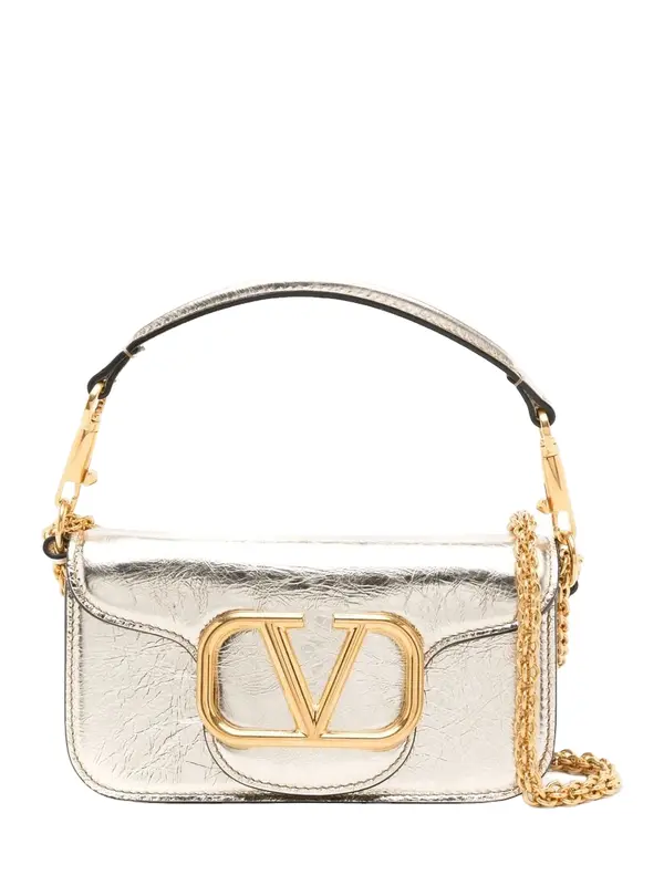 Valentino Garavani Small Locò Shoulder Bag - Metallic