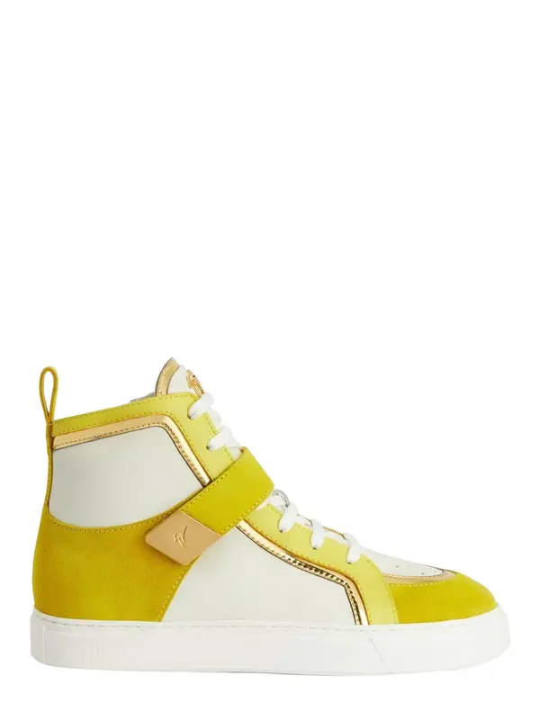 GIUSEPPE ZANOTTI Zenas High-top Sneakers - Yellow