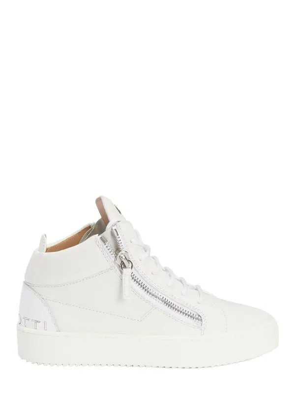 GIUSEPPE ZANOTTI Kriss Mid-top Sneakers - White
