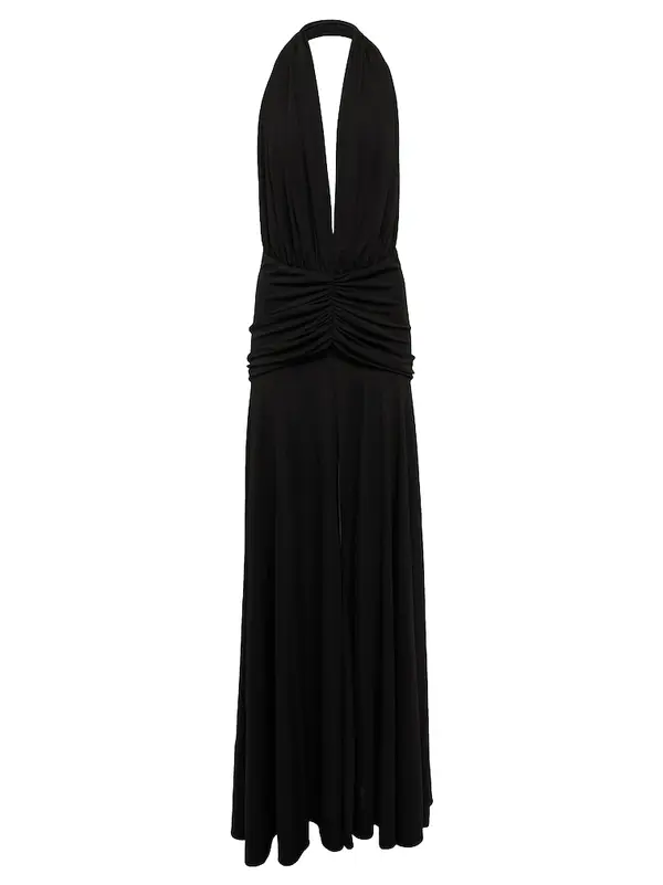 Alaïa Halterneck Gown - Black
