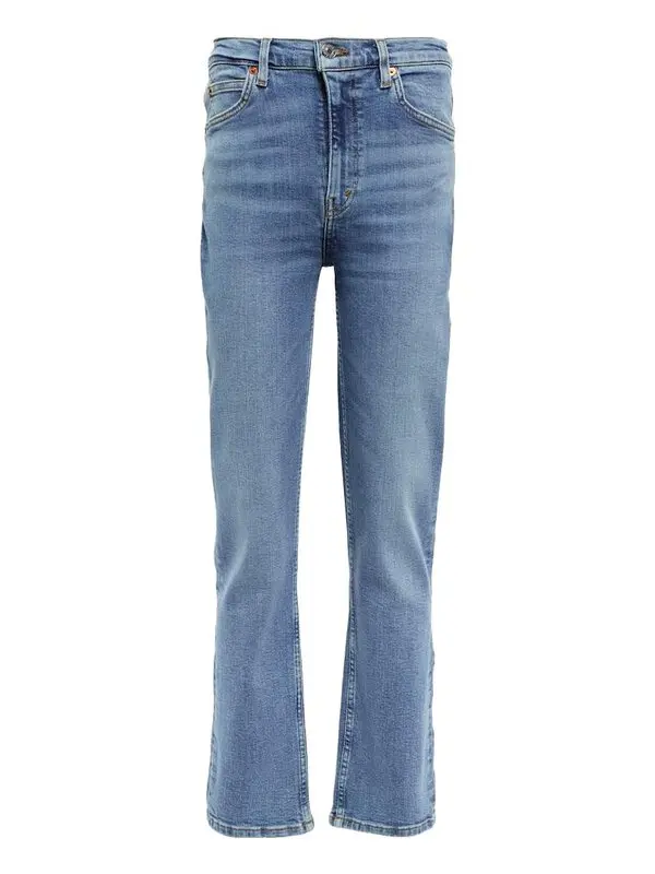 RE/DONE 70s High-rise Straight Jeans - Blue