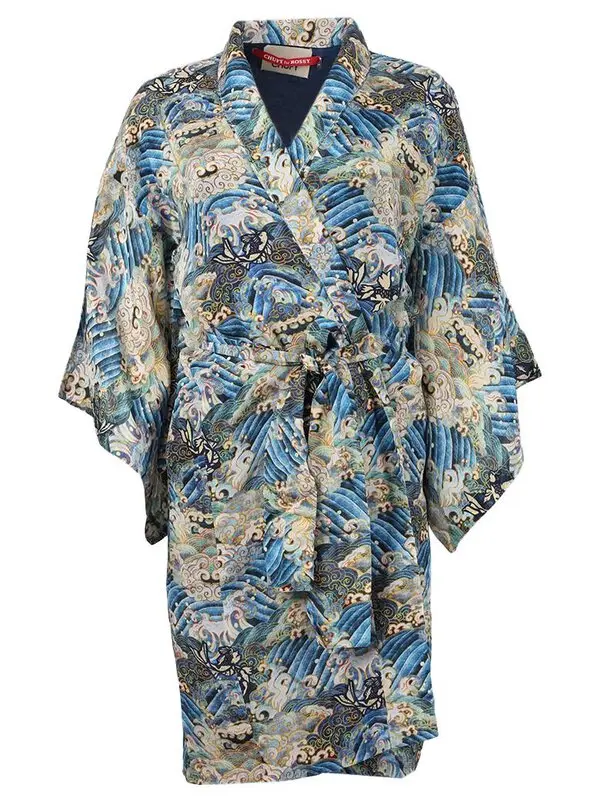 Chufy Susu Short Robe - Yu Blue
