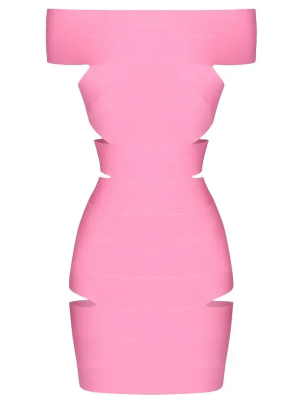 Alexandre Vauthier Knit Mini Dress - Bubblegum Pink