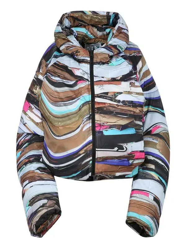 Natasha Zinko Puffer Box Jacket - Multicolor