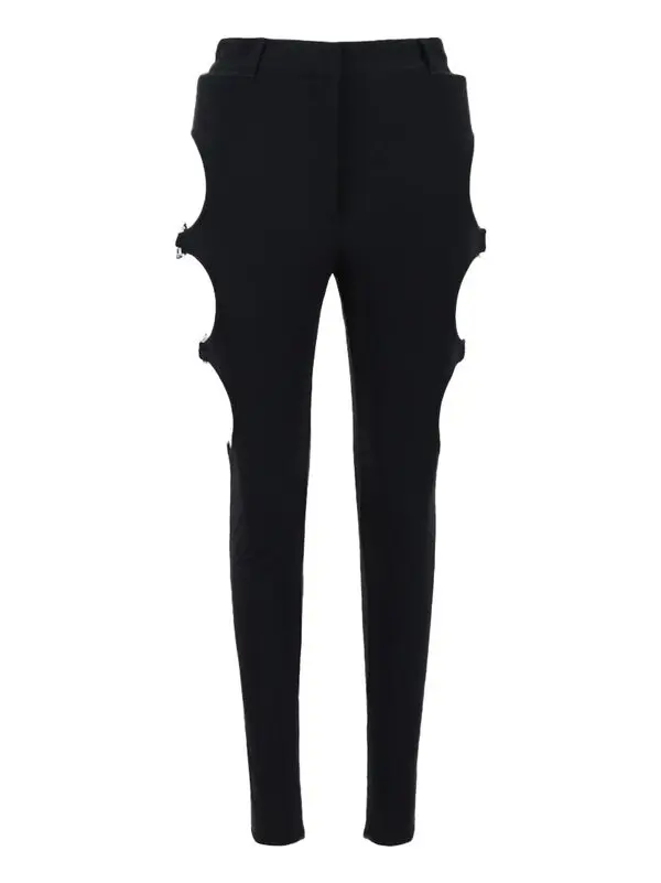 Burberry Hook And Bar Cut-out Legging - Black