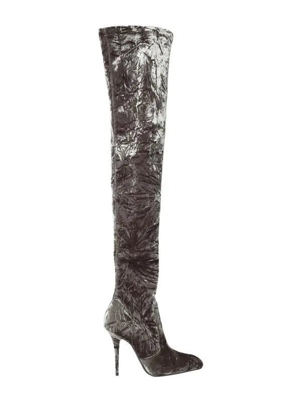 Saint Laurent Ella Knee High Boots - Bonnie Green