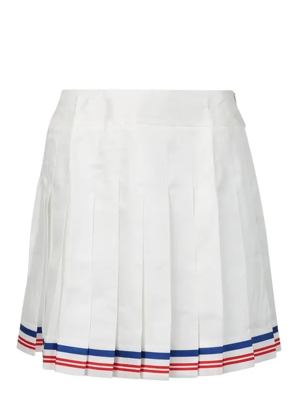 Casablanca Par Avion Printed Tennis Skirt - White
