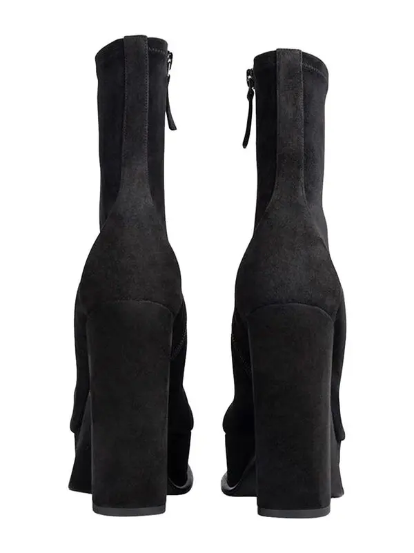 Pierre Hardy Tina Heeled Ankle Boots - Black
