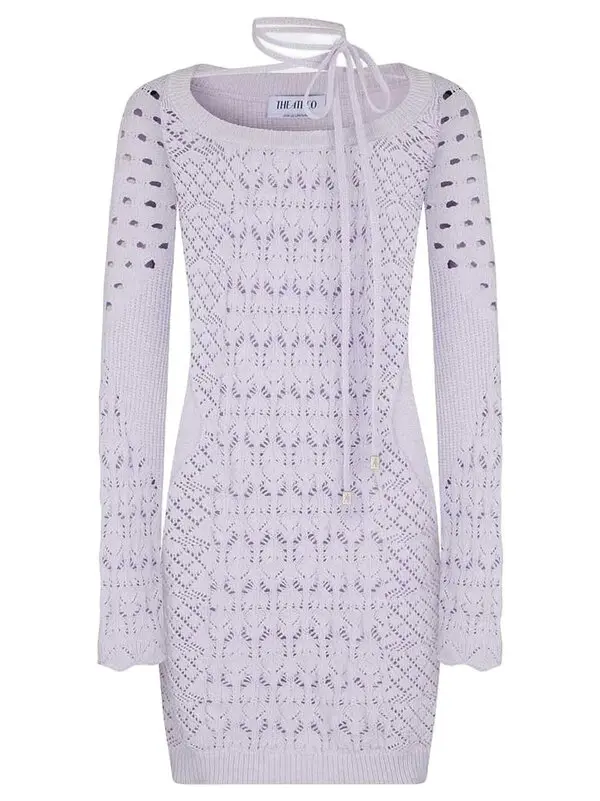 Attico Taylor Mini Dress - Lilac