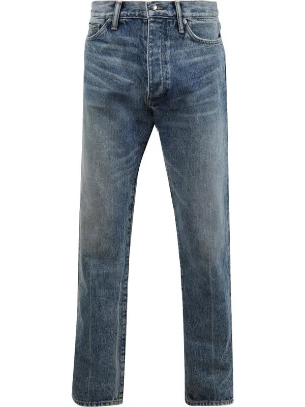 Rhude Classic Whisker Detail Jean - Indigo Blue