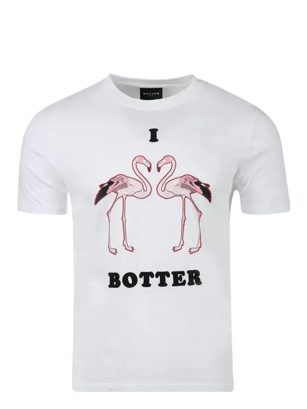 BOTTER Classic Flamingo Tee - White
