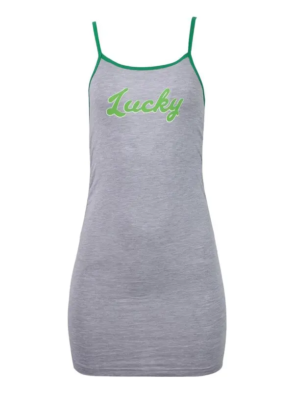 Natasha Zinko Lucky Shirred Top - Grey And Green