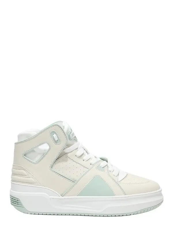 JUST DON Basketball Courtside High-top Sneakers - Green